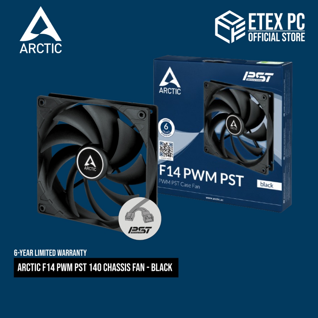 Arctic F14 PWM PST 140 Chassis Fan - Black # ACFAN00219A | Shopee Malaysia