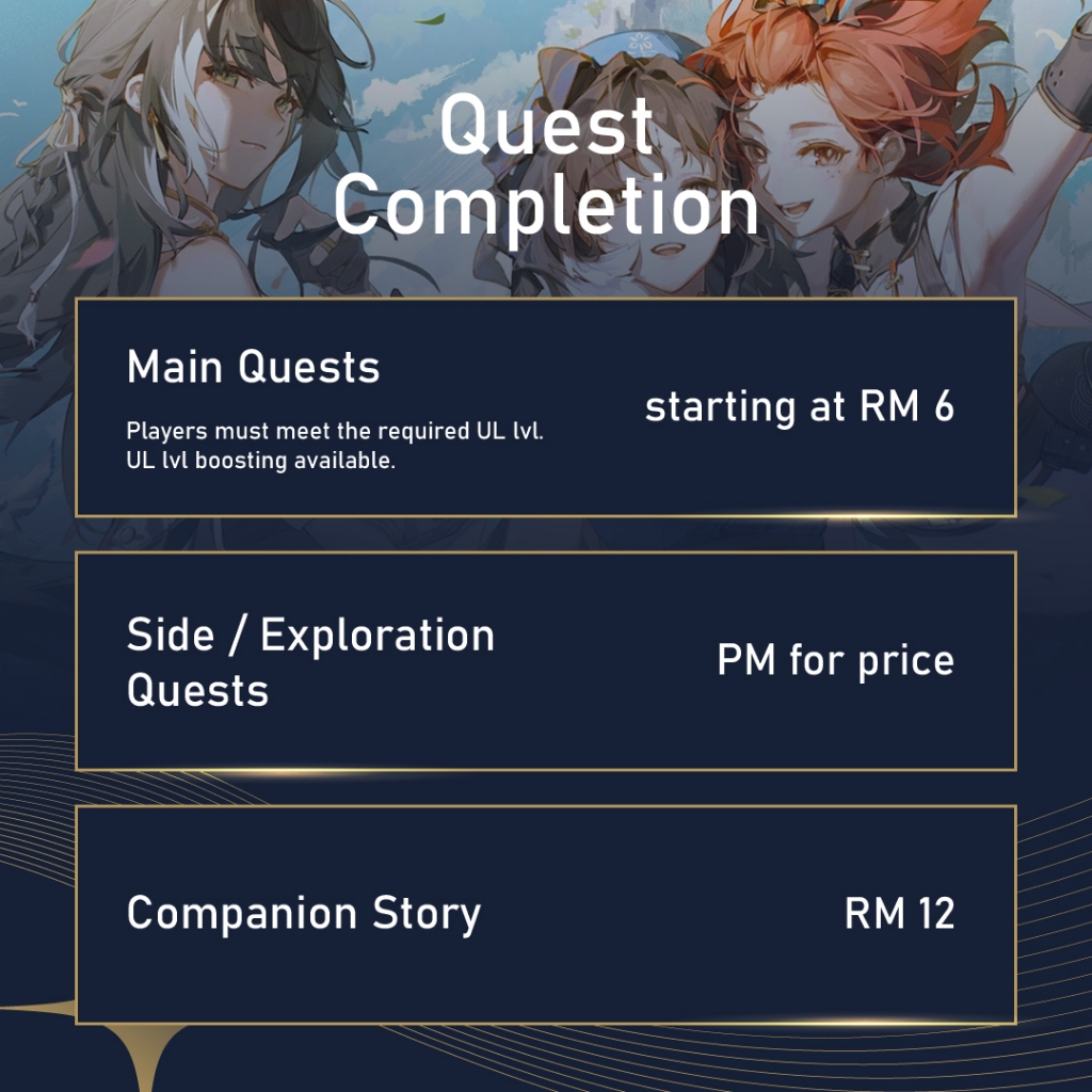 鸣潮 Wuthering Waves WuWa Boosting Service by Mewmew Genshin Service | Shopee Malaysia