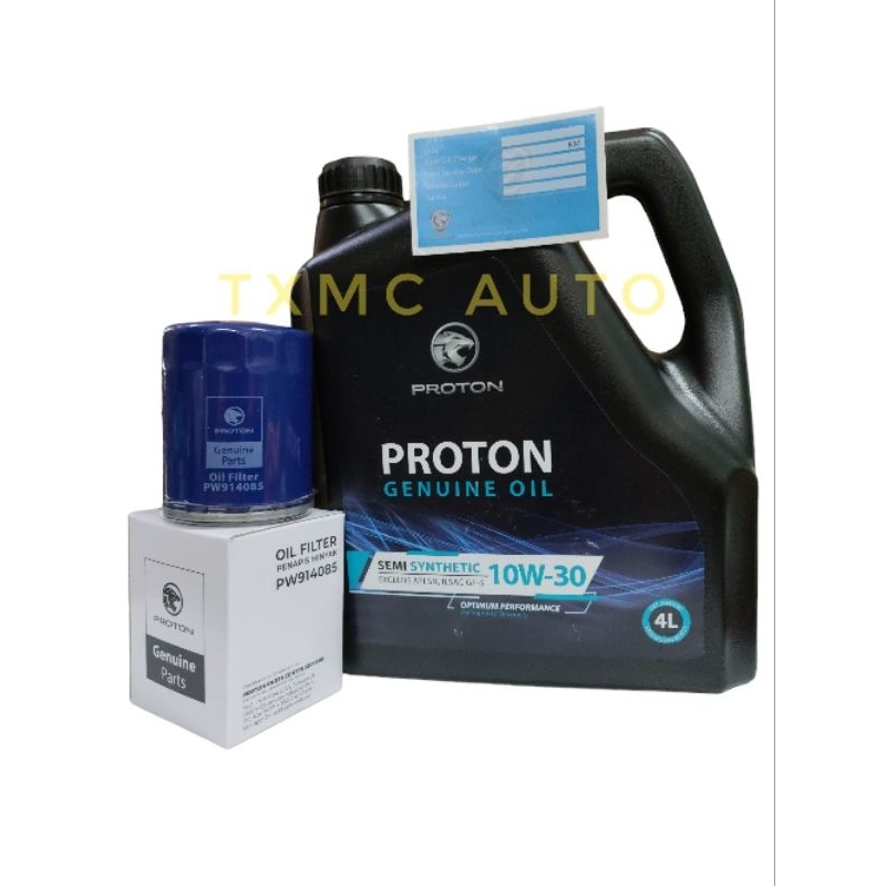 Original Proton Engine Oil 4L / Minyak Hitam Proton Petronas 4L ...