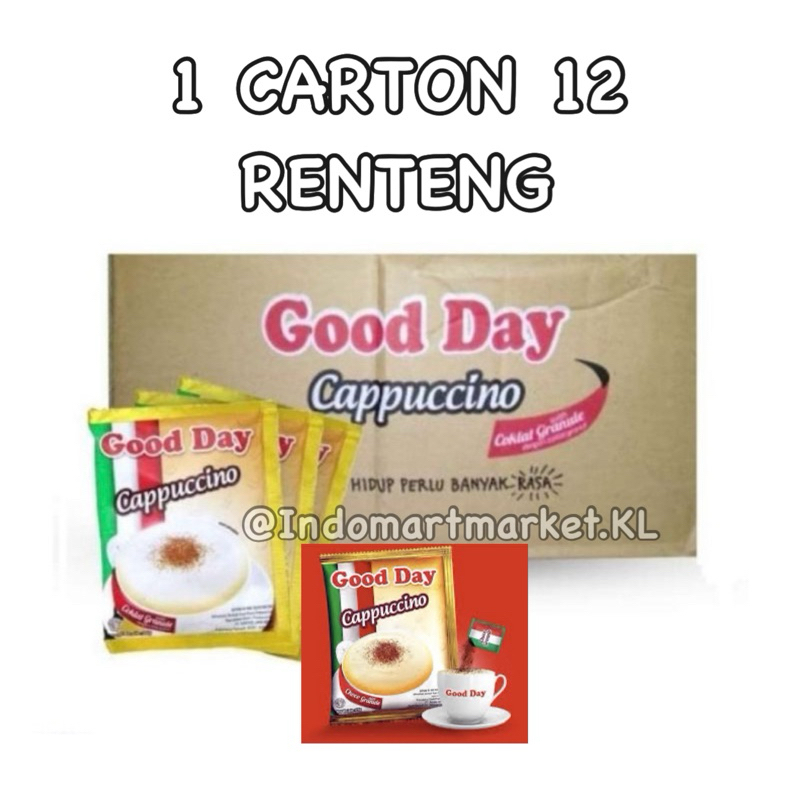 GOOD DAY CAPPUCINO { 1 BOX X 12 RENTENG } ORIGINAL | Shopee Malaysia