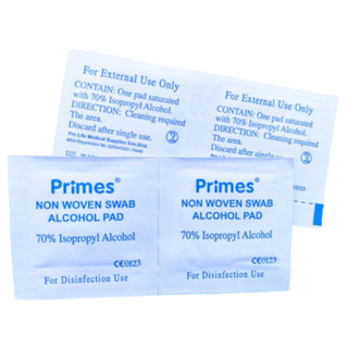 Primes Non-Wowen Swabs Alcohol Pads (saturated with 70% Isopropyl ...