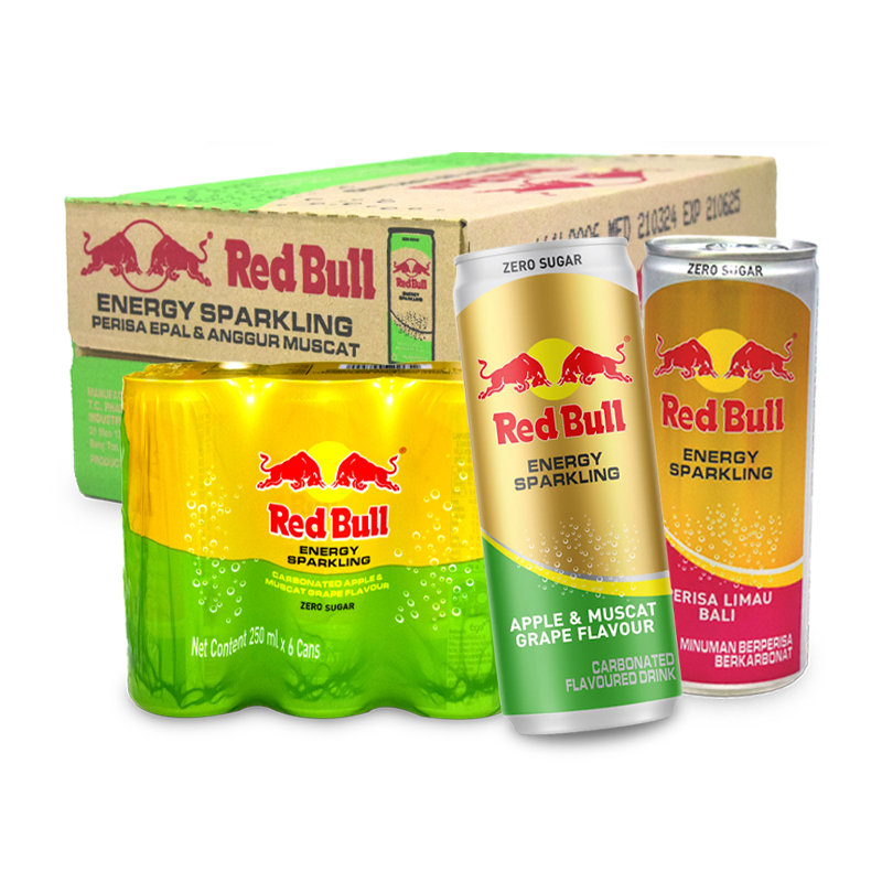 RED BULL ENERGY SPARKLING - 24 x 250ML | Shopee Malaysia
