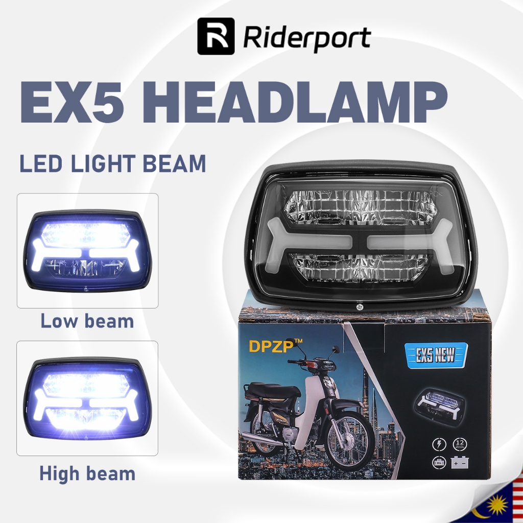 HONDA EX5 HEADLAMP LED EX5 HIGH POWER DREAM HEAD LAMP LED APP Remote ...