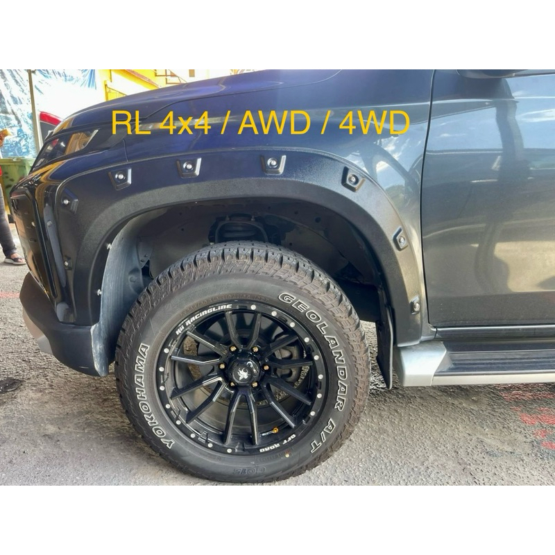 Mitsubish triton 2020 2021 2022 2023 2024 front side fender arch arches ...