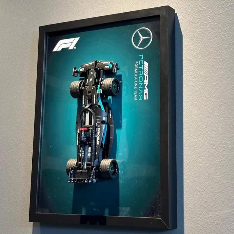 Mercedes-AMG F1 Lego Wall Frame, Frame Display Suitable for Lego ...