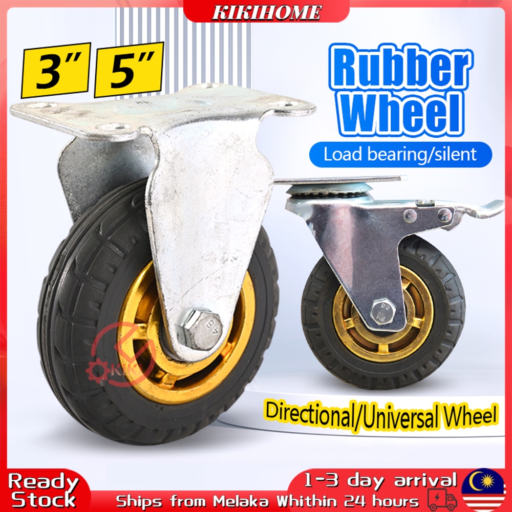 (Value Choice)3" (75MM) HEAVY DUTY CASTER ROLLER RODA TROLLEY WHEEL ...
