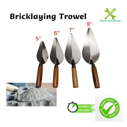 Bricklaying Trowel Brick Trowel Sudu Simen Camca Simen 5" 6" 7" 8 ...