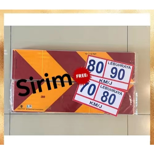 3M diamond grade reflective sticker type 1 600x150mm, sticker lorry ...