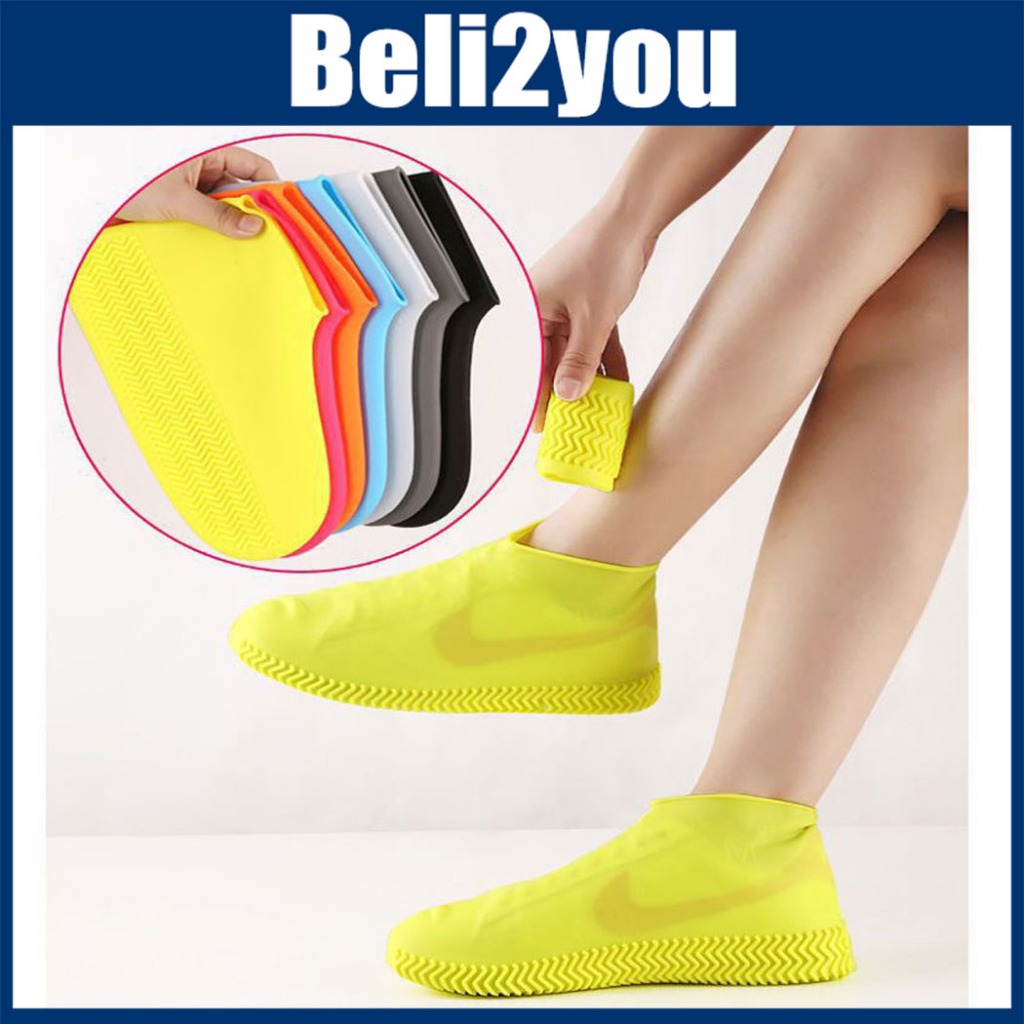Rain Shoes Cover Shoe Protector Sarung Kasut Hujan Waterproof Shoes ...