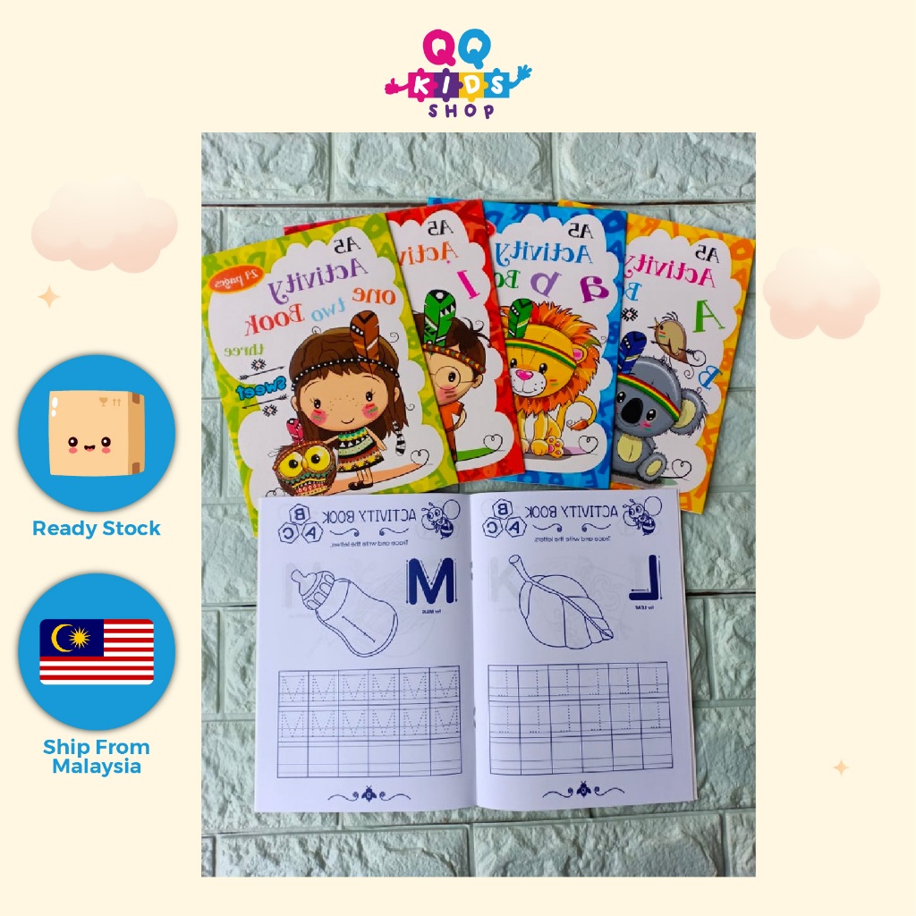 Niso A5 Activity Book Writing Book Pre Writing Book | Shopee Malaysia