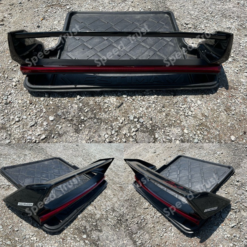 Japan MUGEN Rear Spoiler Wing Belakang & Rear Bonnet Bonet Garnish ...