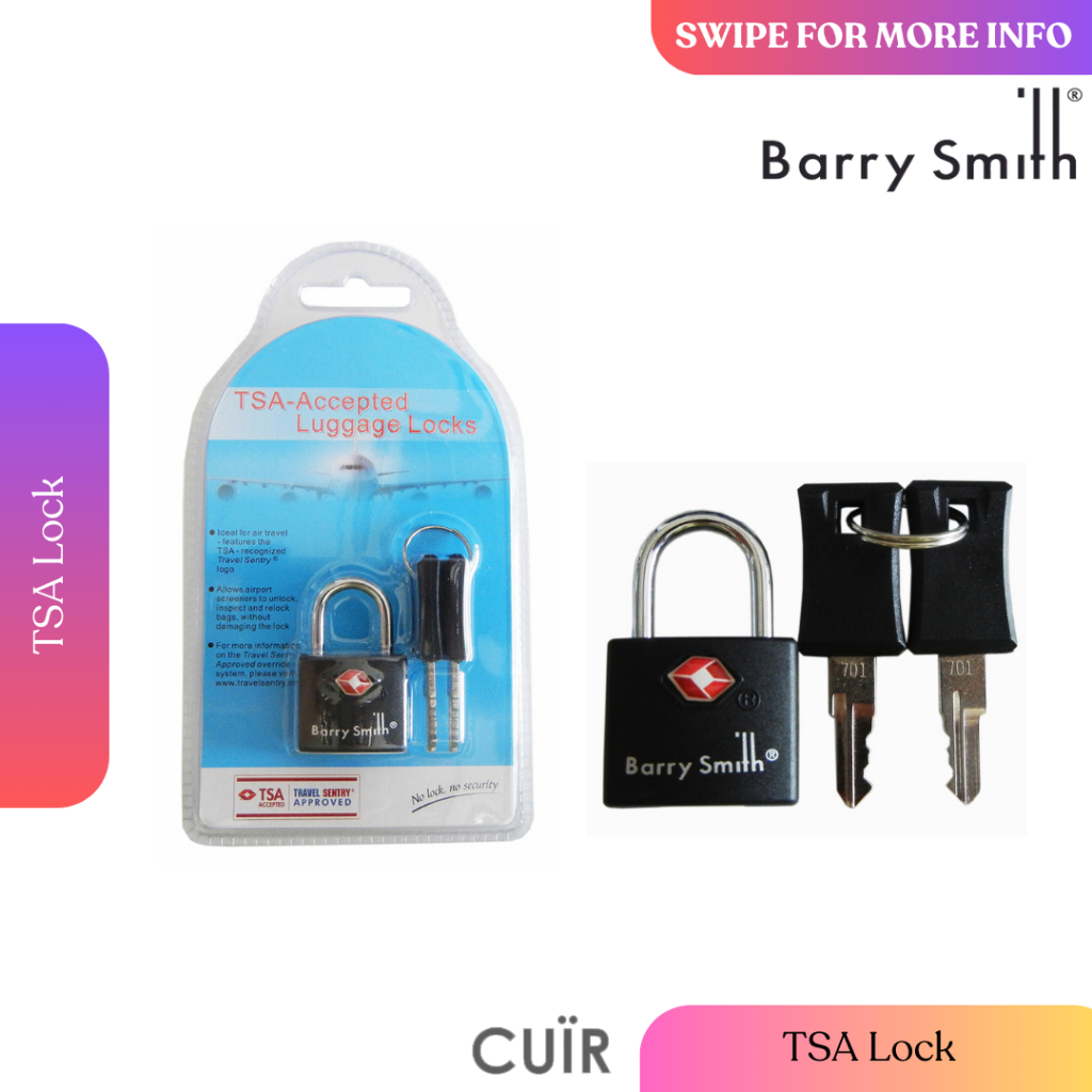 Barry Smith (BSTSA5501) Lock Key With TSA system | Shopee Malaysia