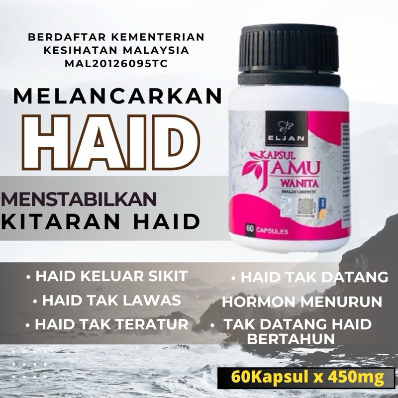 Eljan Ubat Lancar Period | (menstruation booster) Turun Darah Period ...