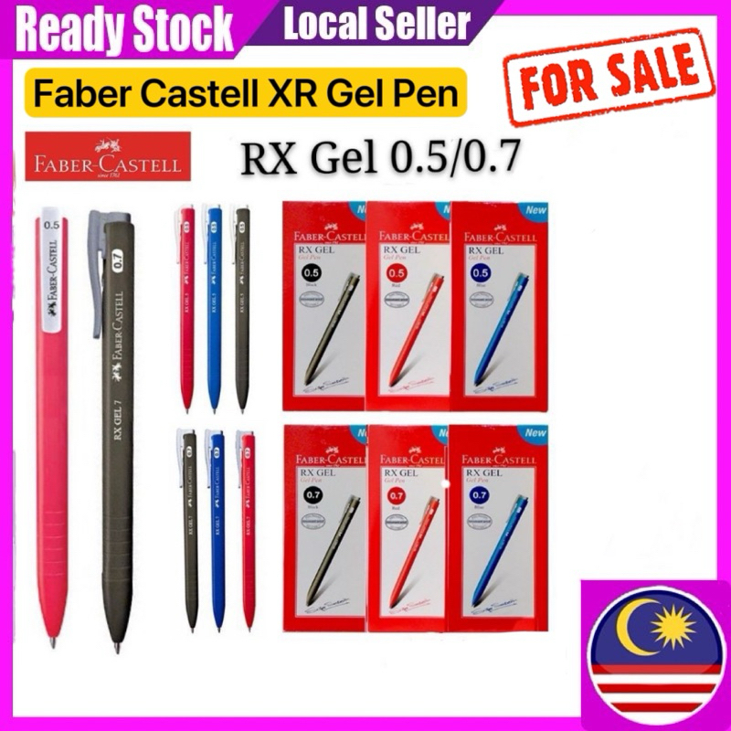 Faber-Castell RX Gel Pen 0.5mm / 0.7mm RXGel Faber Castell | Shopee ...