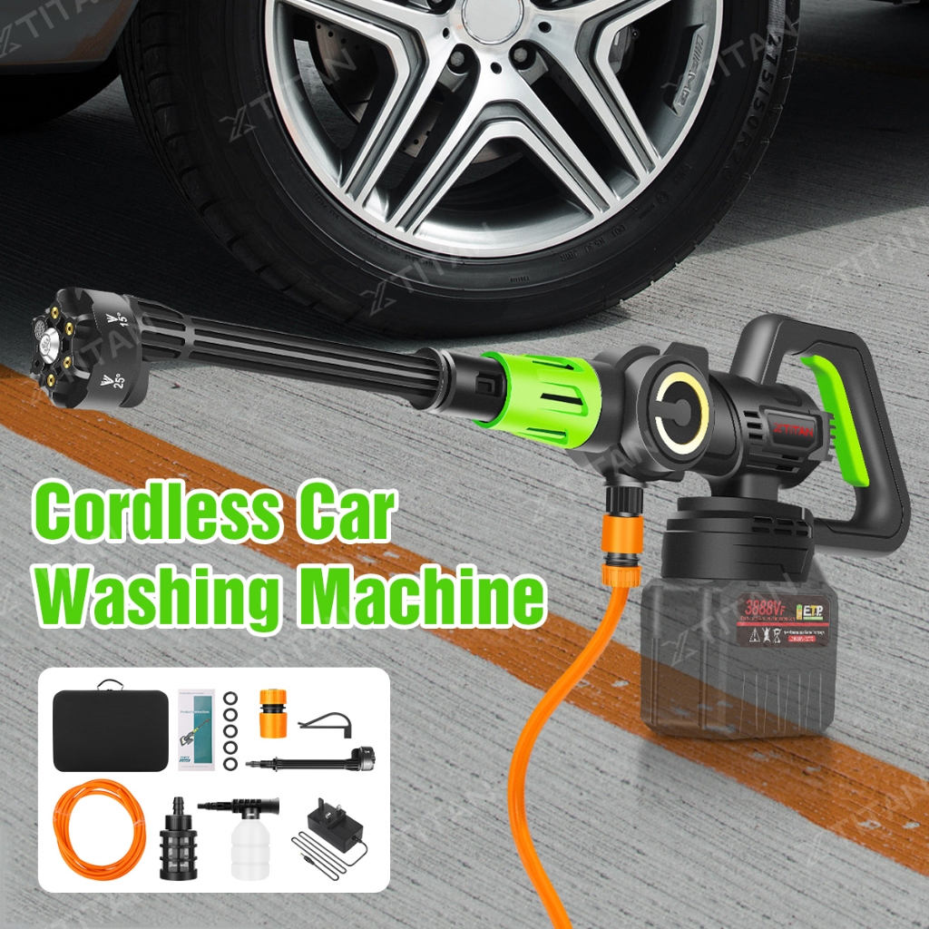 XTITAN 180Bar Wireless Water Jet Brushless Cordless Pressure Washer ...