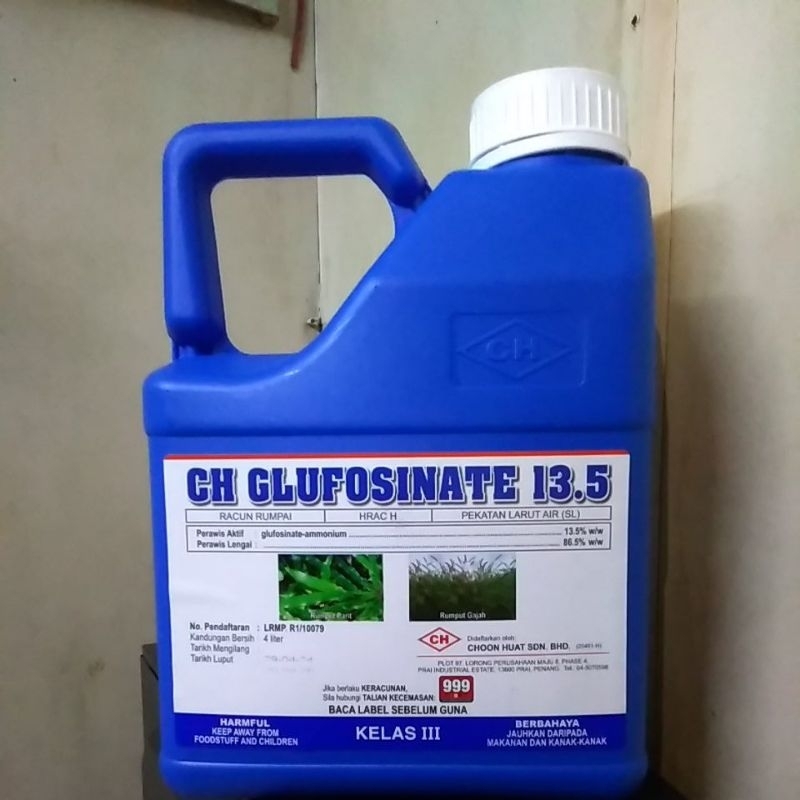CH GLUFOSINATE 13.5%. 4L. Racun Rumpai Glufosinate Ammonium 13.5% ...