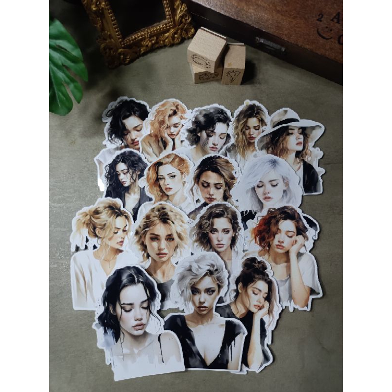 Sad Girl Sticker (150 gsm Glossy Photo Paper Sticker) | Shopee Malaysia