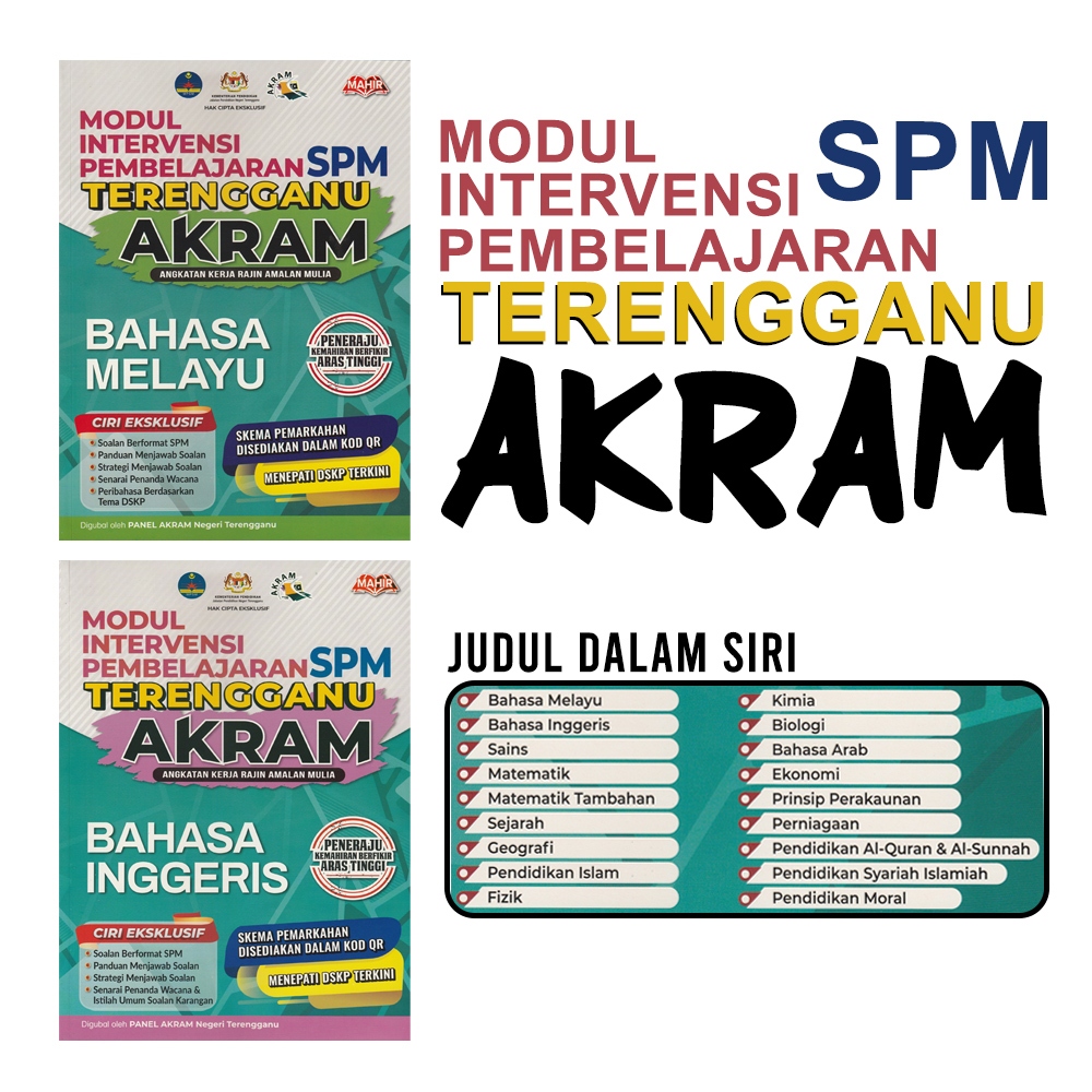 MAHIR | ACITIVTY BOOK | KSSM - MODUL INTERVENSI PEMBELAJARAN SPM TERENGGANU AKRAM (2024 ...