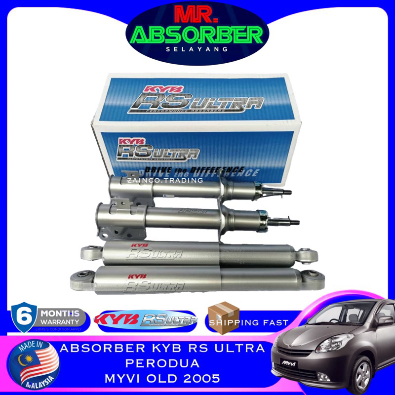 ABSORBER KYB RS ULTRA PERODUA MYVI OLD 2005 / MYVI ICON / MYVI LAGI BEST / MYVI NEW 2018 GEN3 ...
