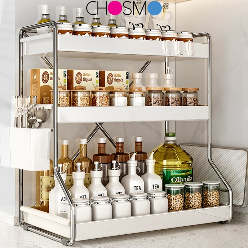 Kitchen Spice Rack Oil Sauce Salt Vinegar Chopsticks and Spoon Multi ...