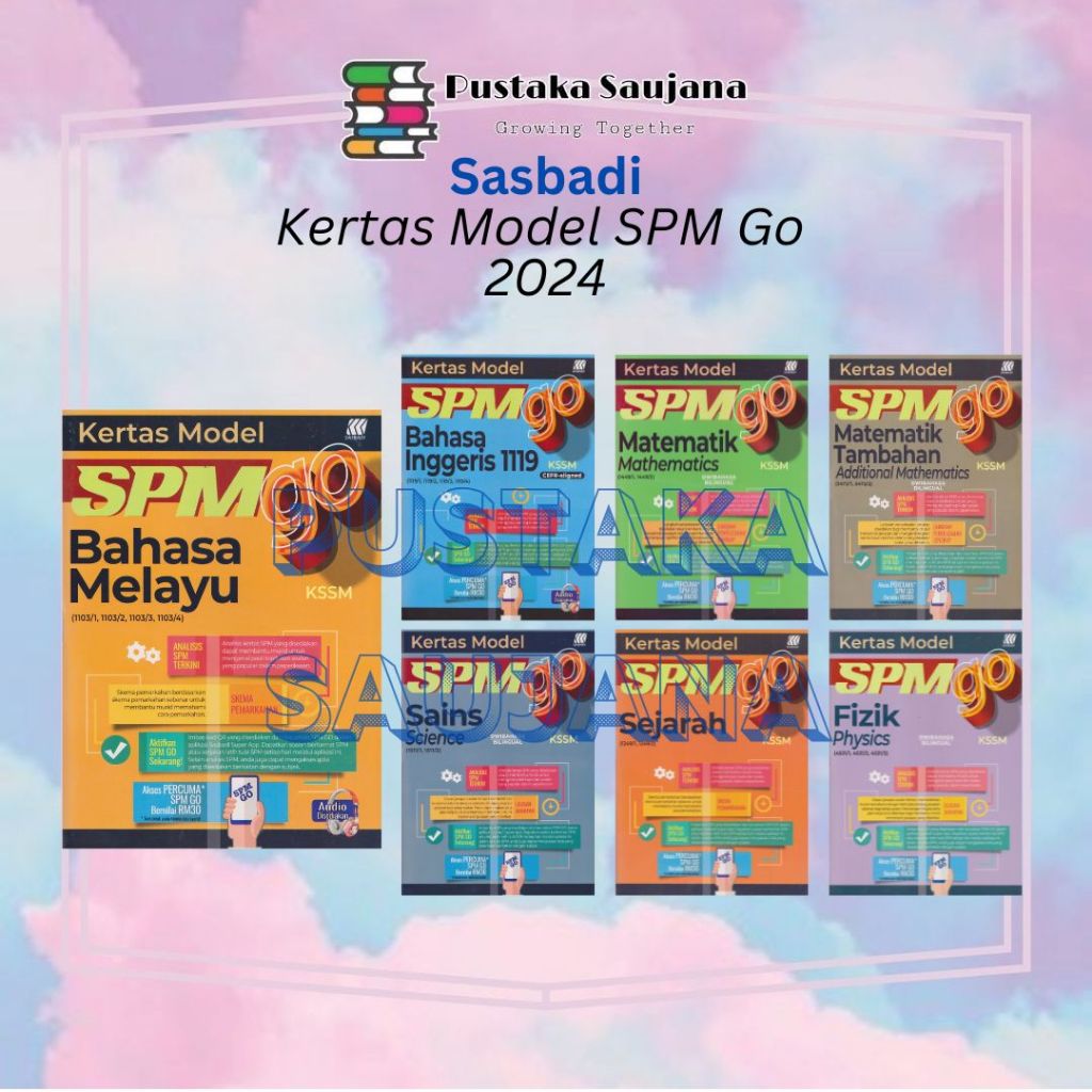[Saujana] SASBADI Kertas Model Go SPM 2024 | Shopee Malaysia