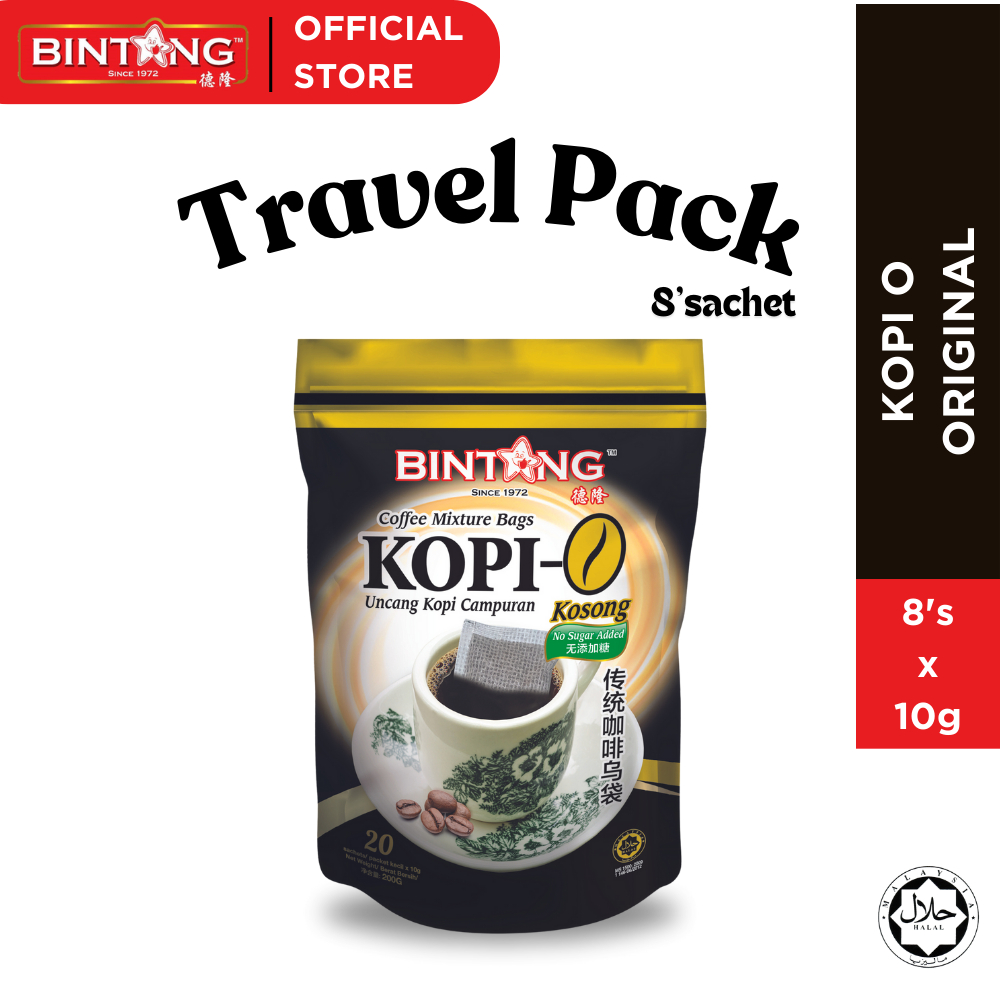 BINTANG KOPI O BAG ORIGINAL [travel pack] 10g x 8's | Shopee Malaysia