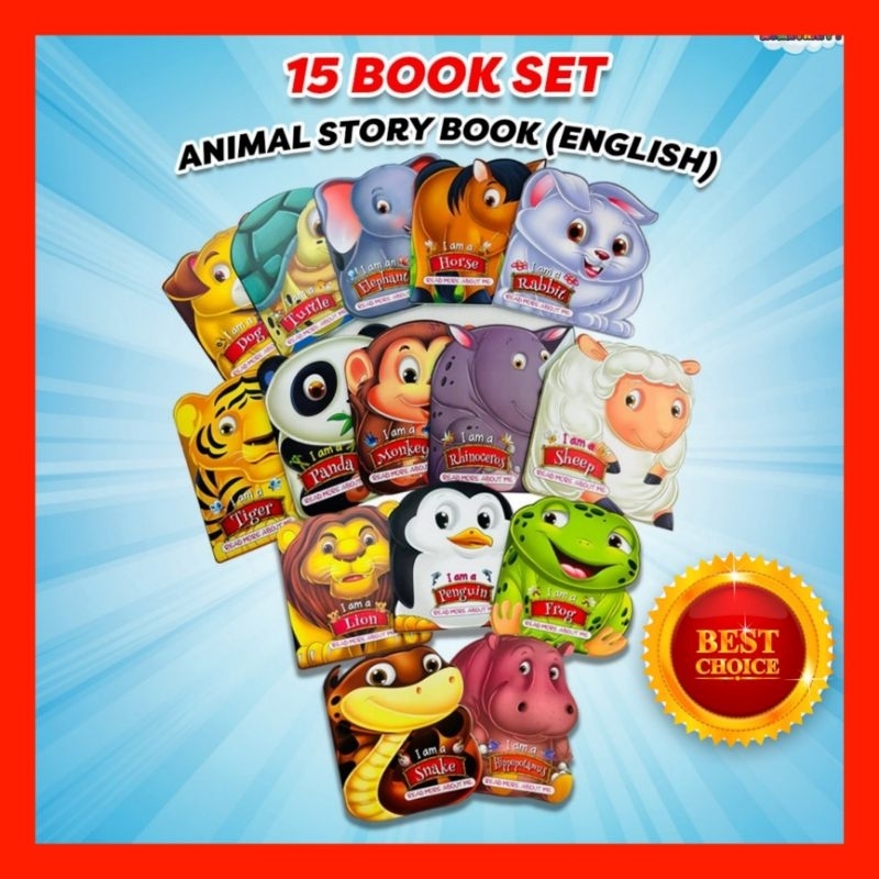 Set English Storybook Animal | Shopee Malaysia