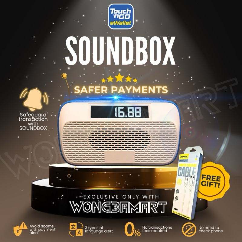 Touch N Go eWallet Soundbox READY STOCK TNG SOUNDBOX Wifi version Data ...