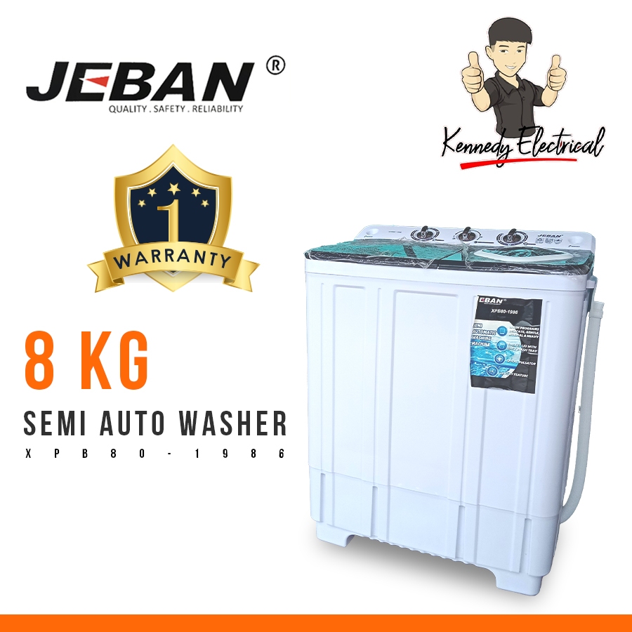 Jeban Semi Auto Washer 8Kg XPB80-1986 | Shopee Malaysia