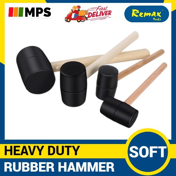 REMAX HEAVY DUTY RUBBER HAMMER TUKUL GETAH RUBBER MALLET HAMMER ...