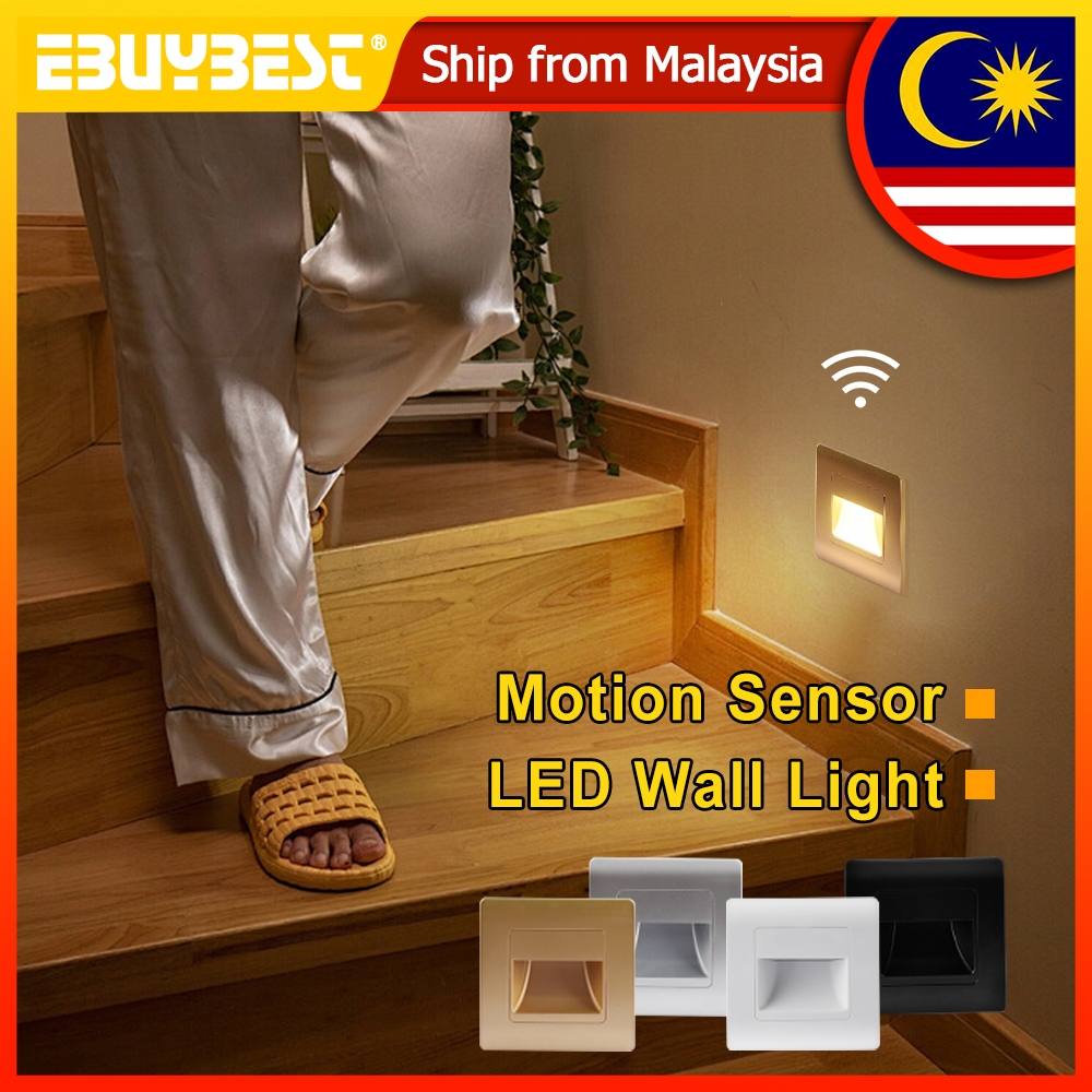 EBUYBEST LED Corridor Staircase Light Recessed Indoor Wall Lamp Step ...
