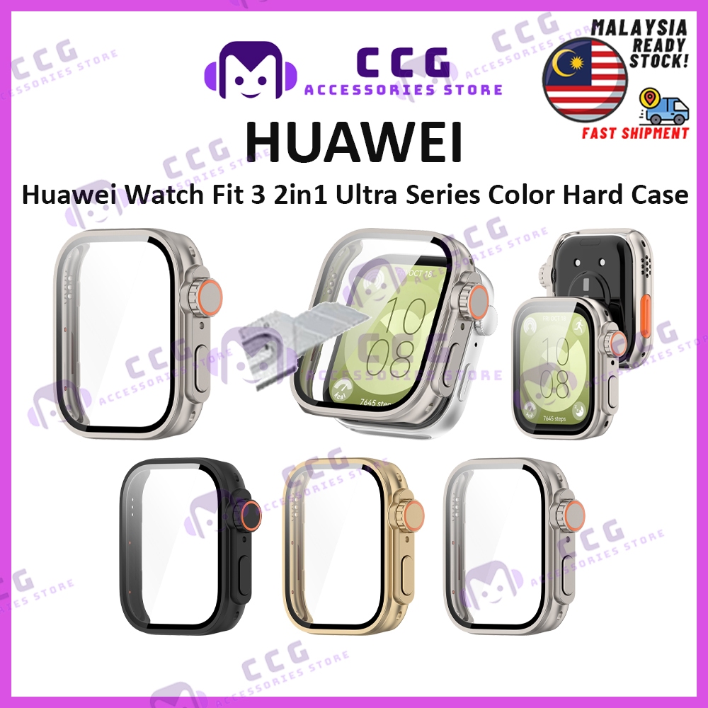 Huawei Watch Fit 3 2in1 Ultra Series Hard Case / Smart Watch Fit3 ...