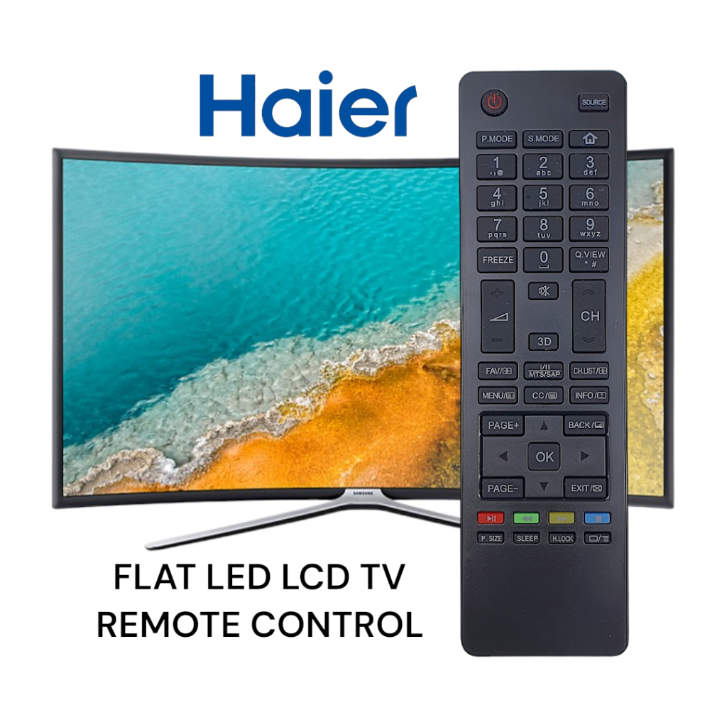 HAIER HTR-A18H LED LCD Flat TV Television Remote Control | Shopee Malaysia