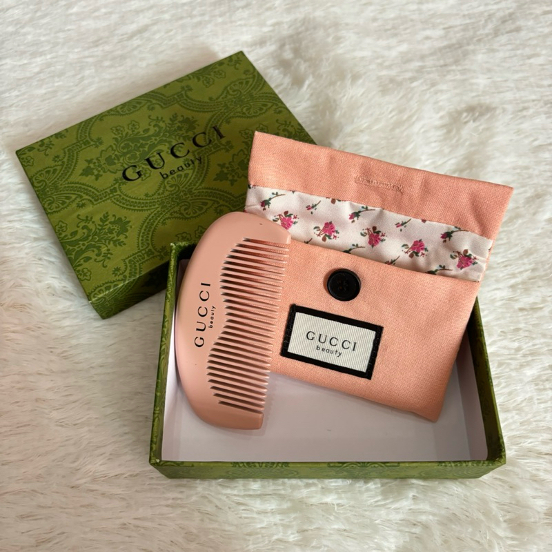 Gucci Beauty Comb + Pouch + Box | Shopee Malaysia
