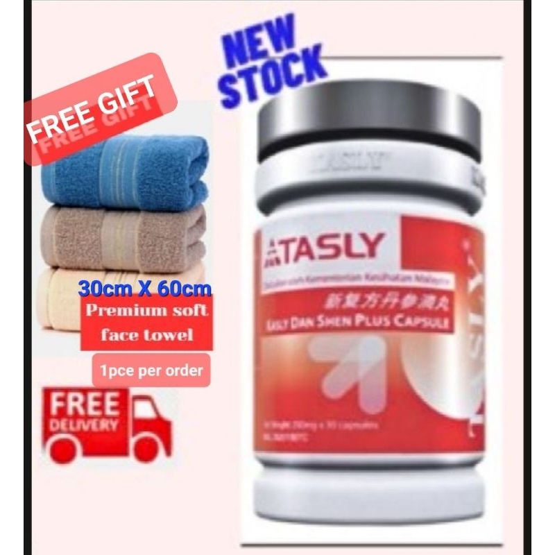 Tasly Danshen Plus (30 caps) FREE Gift + Shipping | Shopee Malaysia