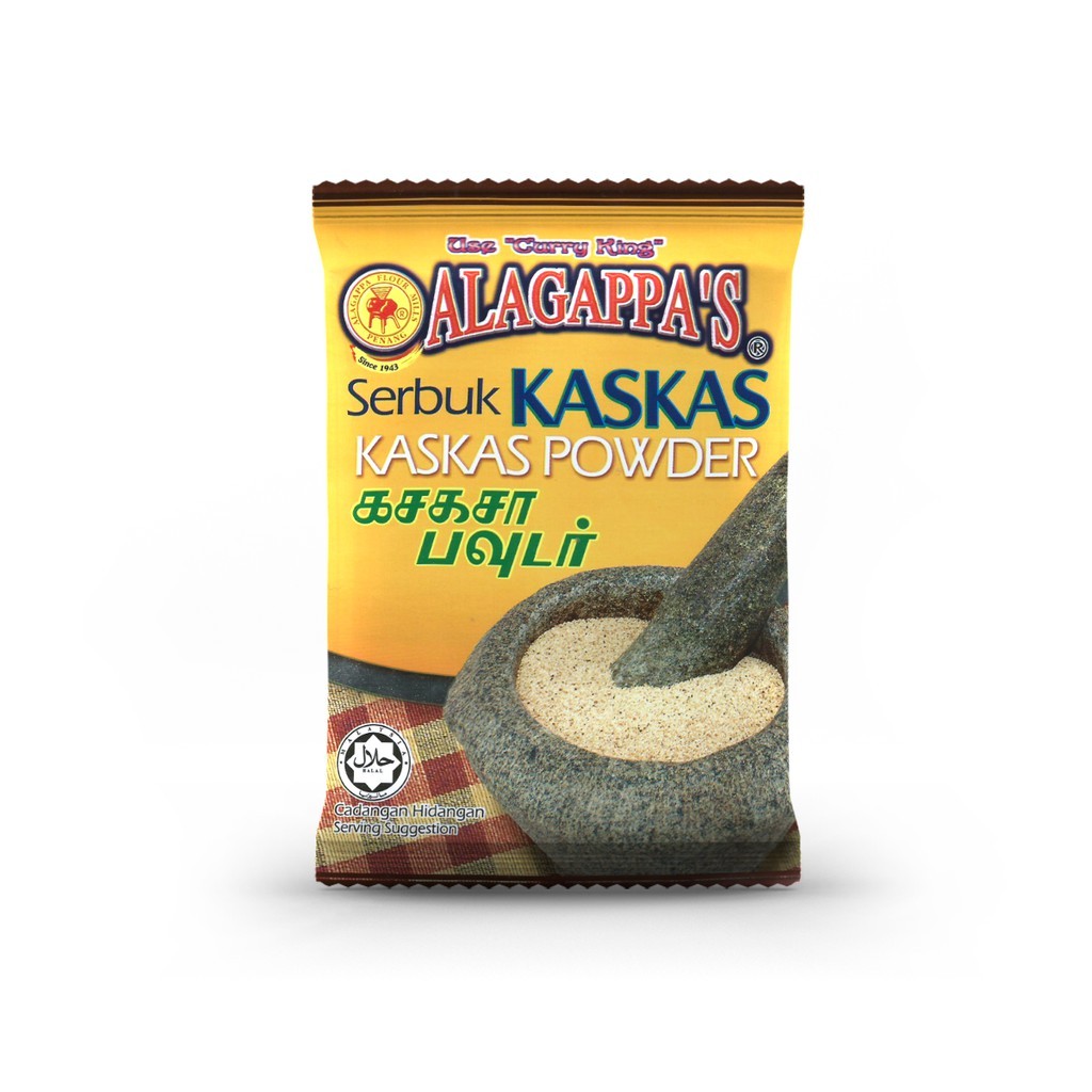 ALAGAPPA'S KAS KAS POWDER / SERBUK KAS KAS ALAGAPPA'S | Shopee Malaysia