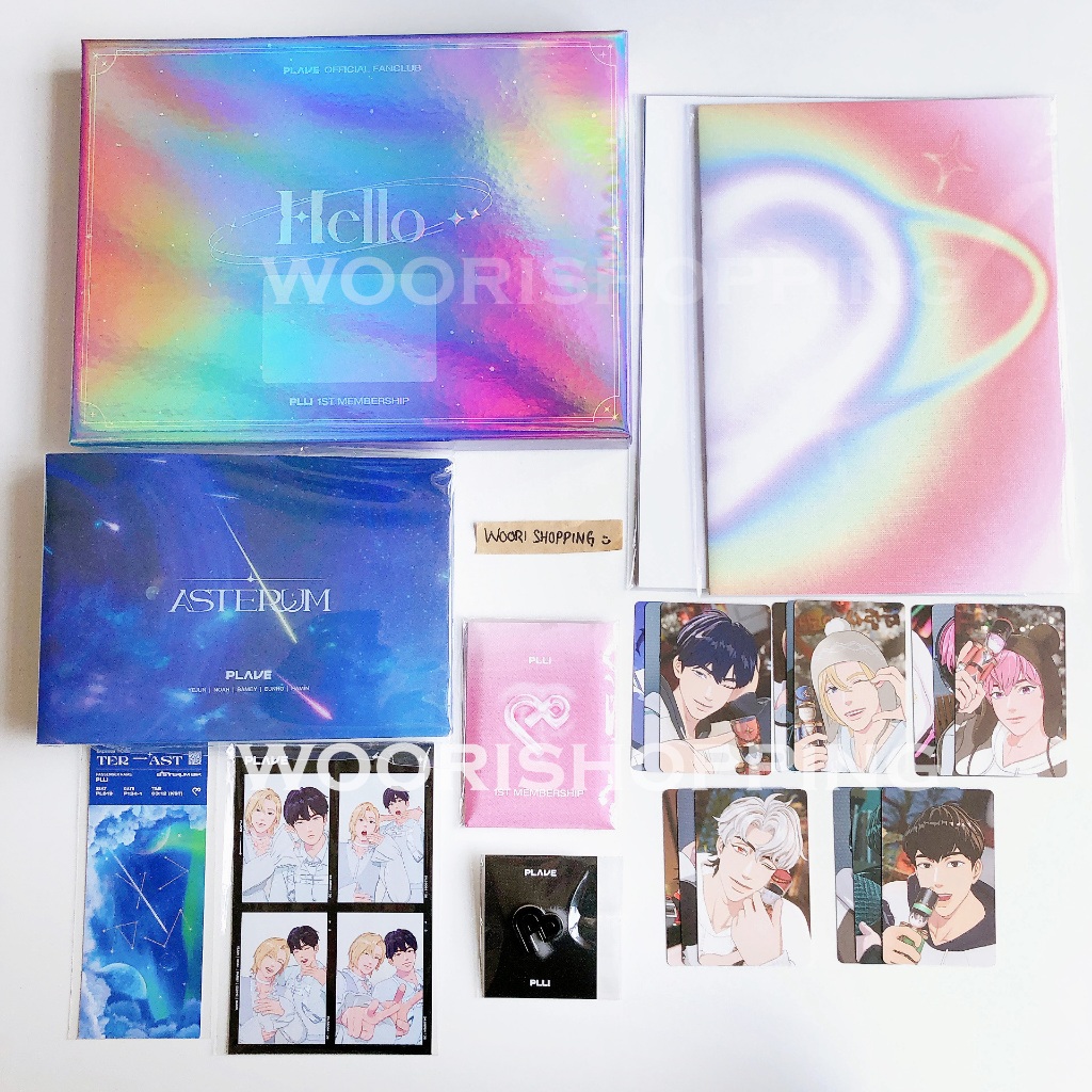 PLAVE PLLI 1st Membership Asterum Fanclub Official Kit Big Photcard ...