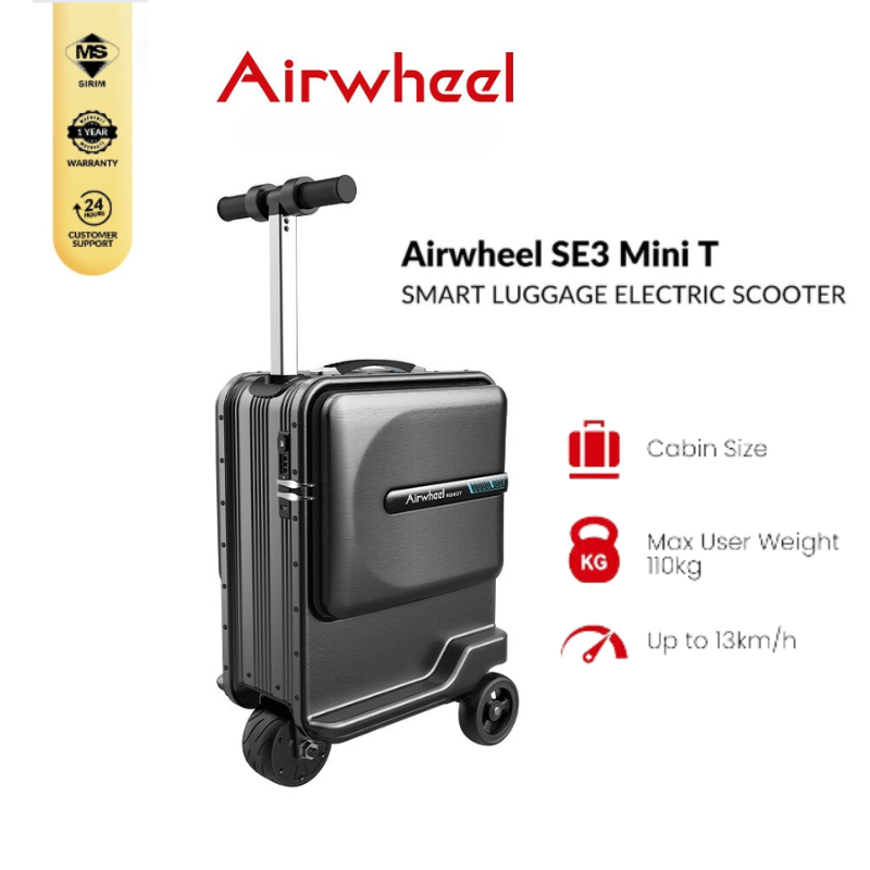 Airwheel SE3 Mini T Smart Scooter Electric Luggage Rideable ...