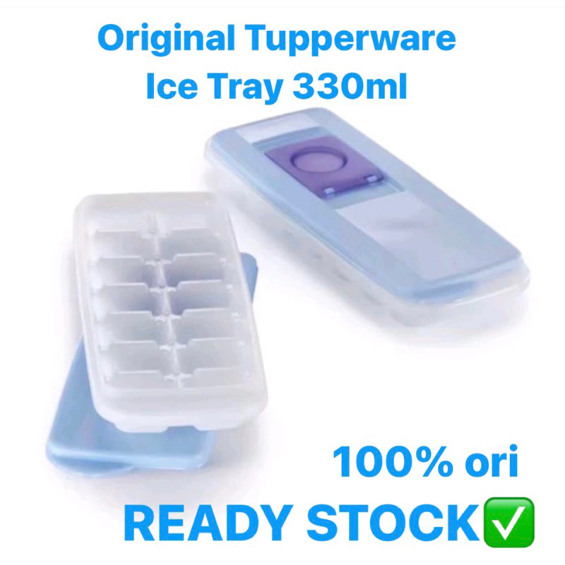 【READY STOCK】 Tupperware fresh N pure ice tray 330ml tupperware ice ...