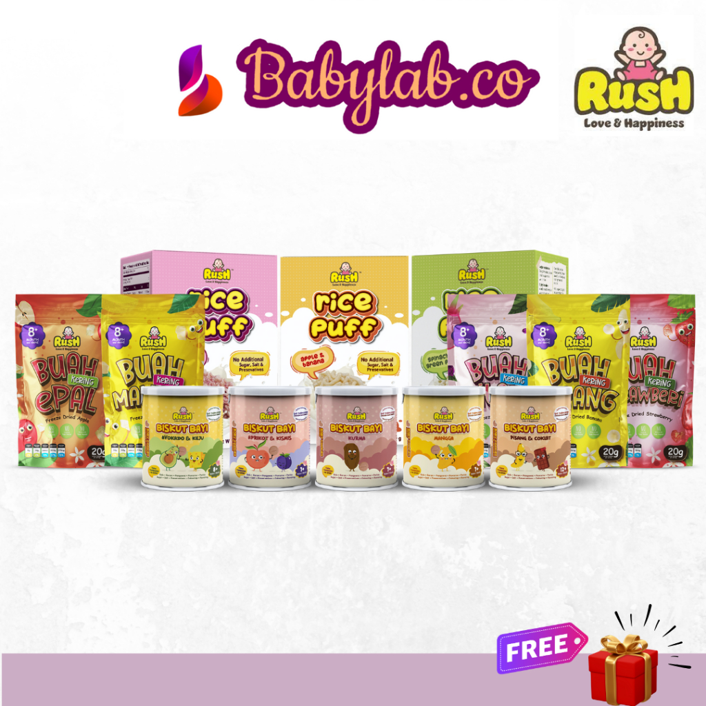 RUSH BABY | BABY FOOD CEREAL BISKUT SNACK RICE PUFF FINGER FOOD COOKIES ...