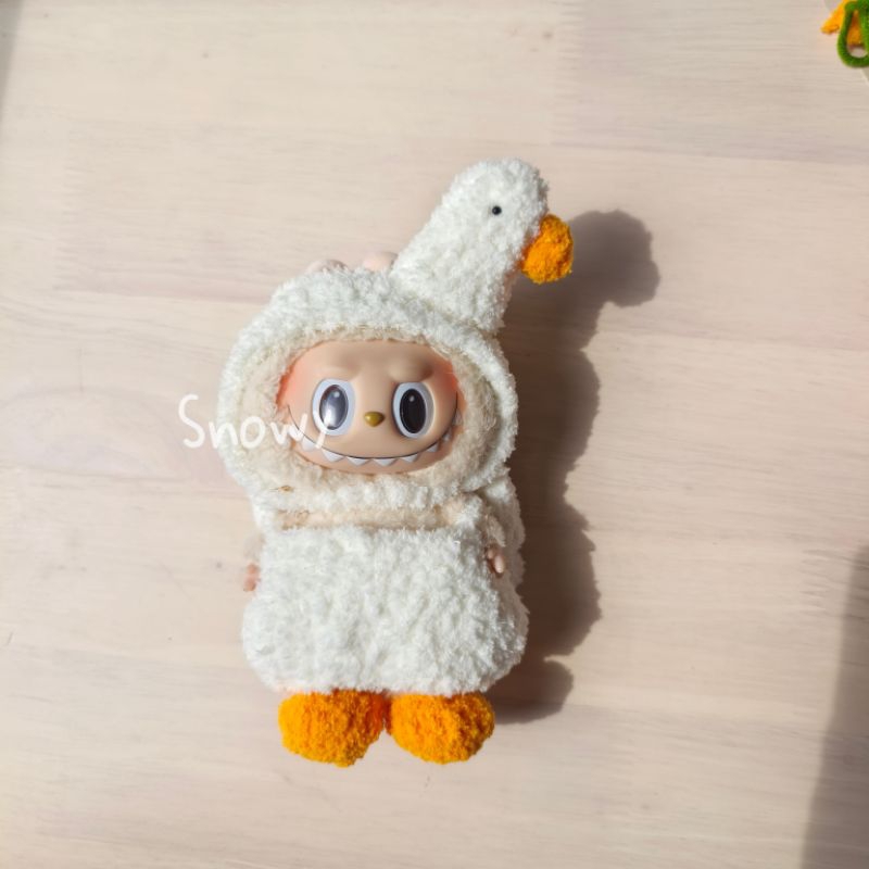 Labubu goose cloth handmade popmart blackpinklisalabubu ...