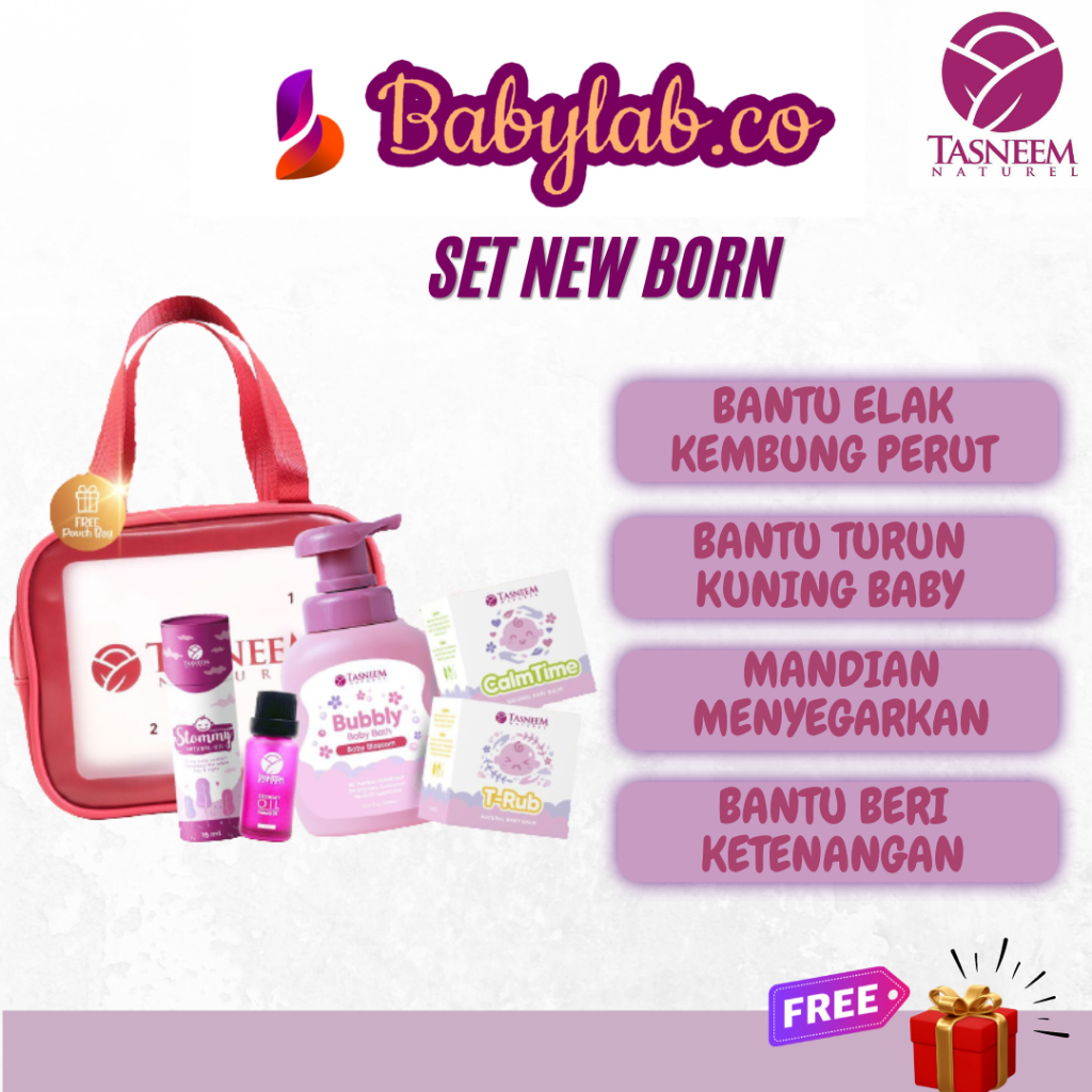 TASNEEM NATUREL | SET NEW BORN RED VELVET 2.0, CALM TIME, TRUB, STOMMY ...