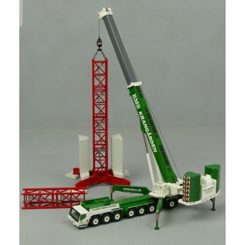 Lieberherr LTM 1750 BMS KRANGARDEN 1:87 WSI Heavy Mobile Crane Diecast ...