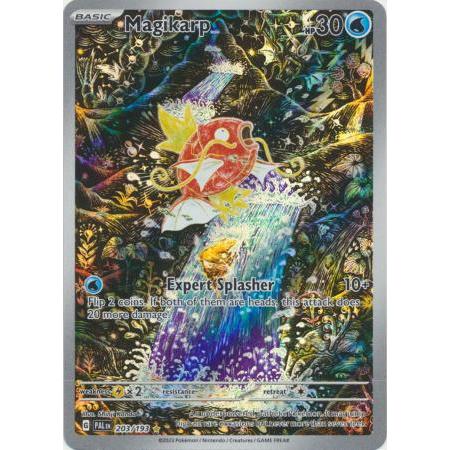 Original Pokémon TCG - Magikarp 203/193 Paldea Evolved Illustration ...