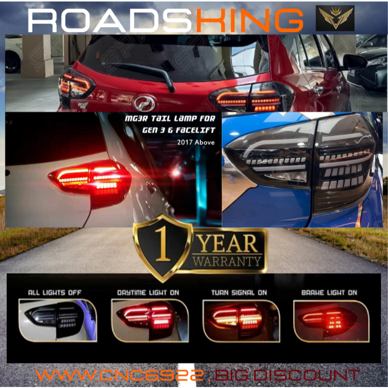 PERODUA MYVI G3 MK7 MK8 REAR BUMPER TAIL LAMP BRAKE LIGHT RUNNING ...