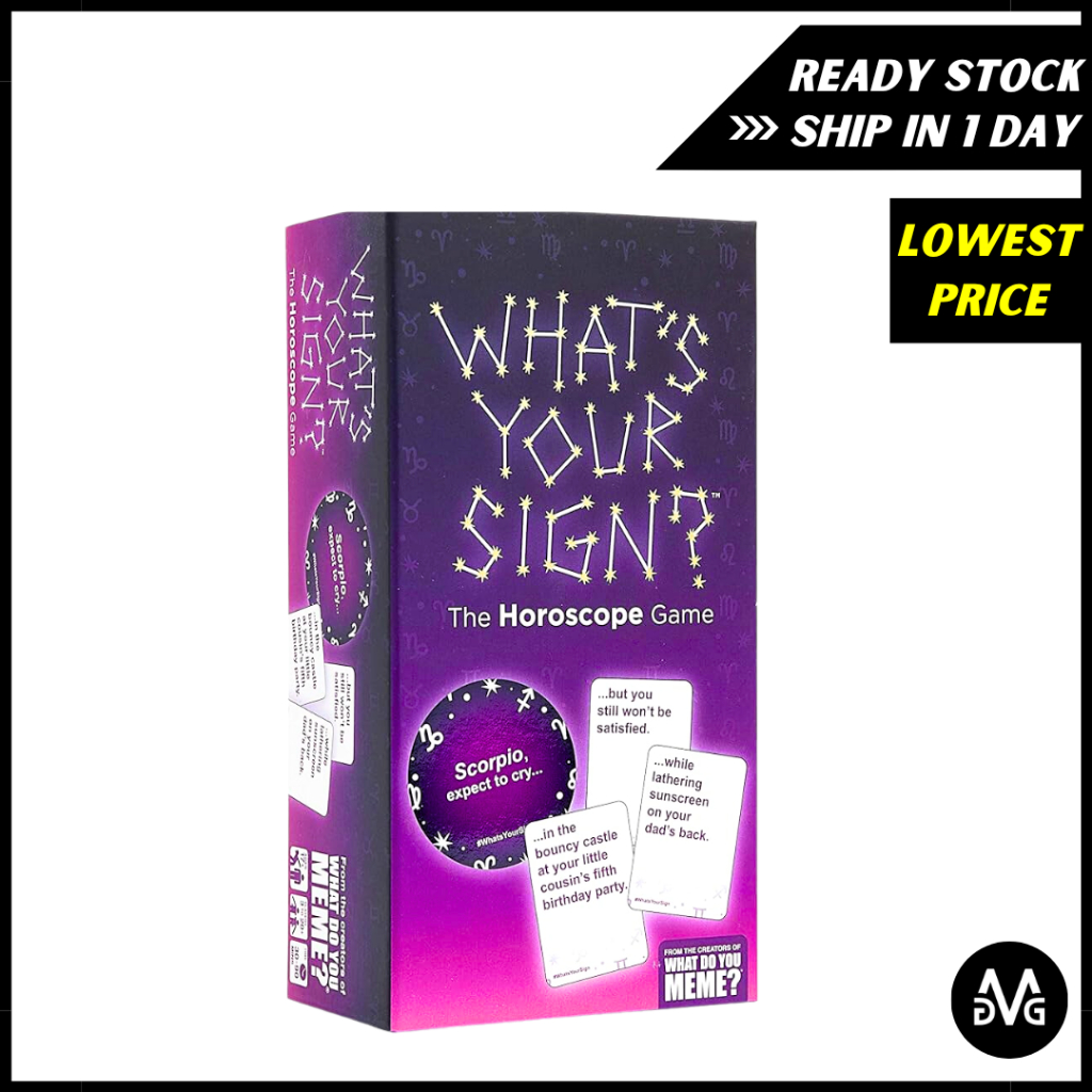 What's Your Sign ? The Party Game Where You Compete to Make Corny Jokes ...