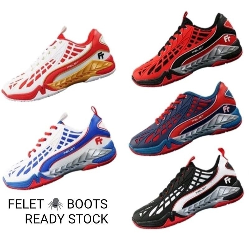 FELET BADMINTON SHOE SPIDER BOOST (ORIGINAL FELET & READY STOCK ...
