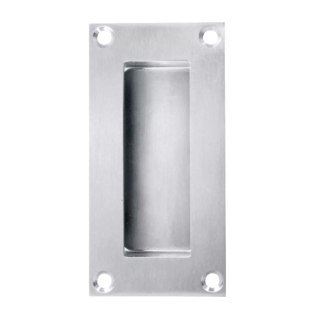 SQUARE FLUSH PULL HANDLE 4" x 2" STAINLESS STEEL / SLIDING DOOR HANDLE | Shopee Malaysia