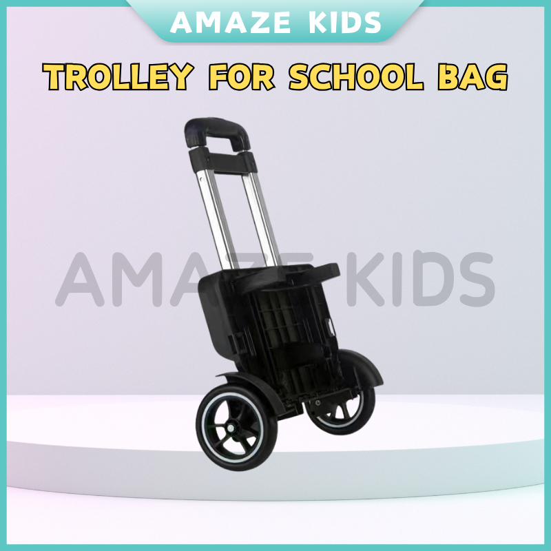 AMAZEKIDS Trolley For School Bag Roda Beg Sekolah 书包拉杆 | Shopee Malaysia