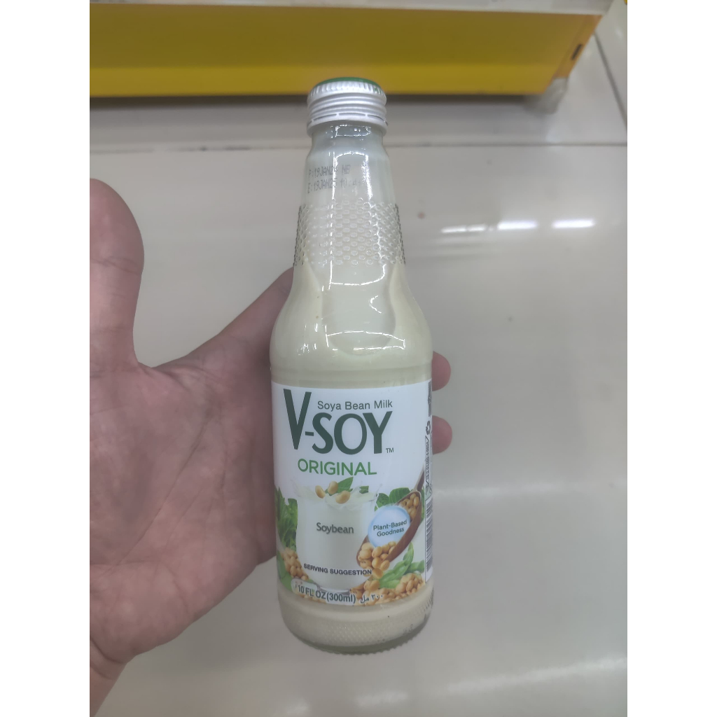 Original V-SOY Soy Bean Milk 300ml - Multigrain Multi Bijirin Air Soya ...
